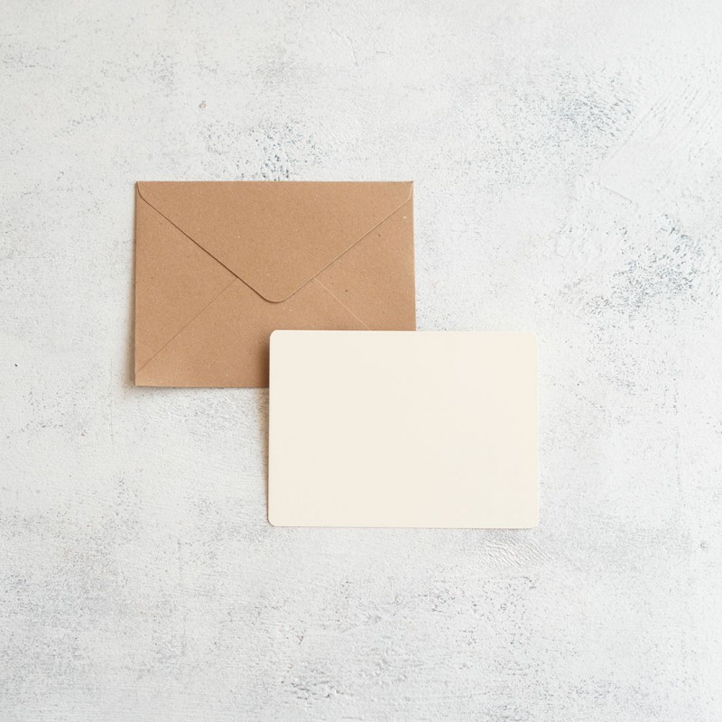Kraft Paper Greeting Card A6